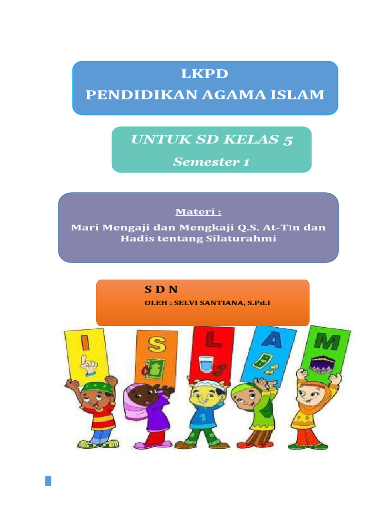 LKPD PAI SD Kelas 5 Semester 1 | PDF