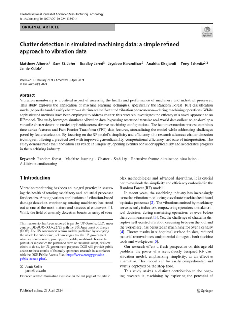 RF Chatter Detection Model 1713935574 | PDF | Time Series | Receiver ...