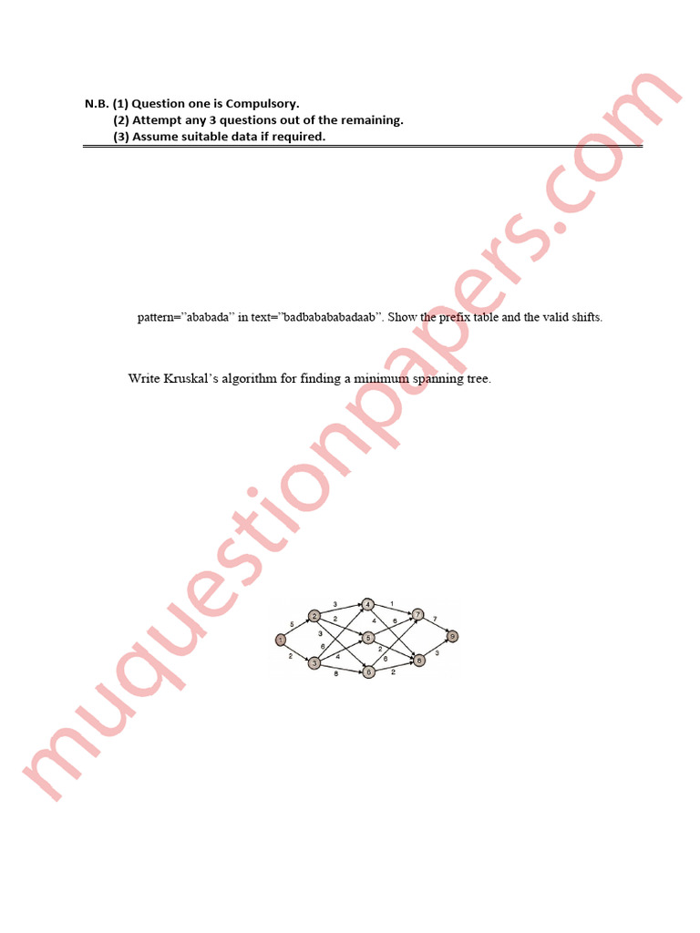 Be Computer Engineering Semester 4 2024 May Analysis of Algorithmrev 2019 C Scheme | PDF ...