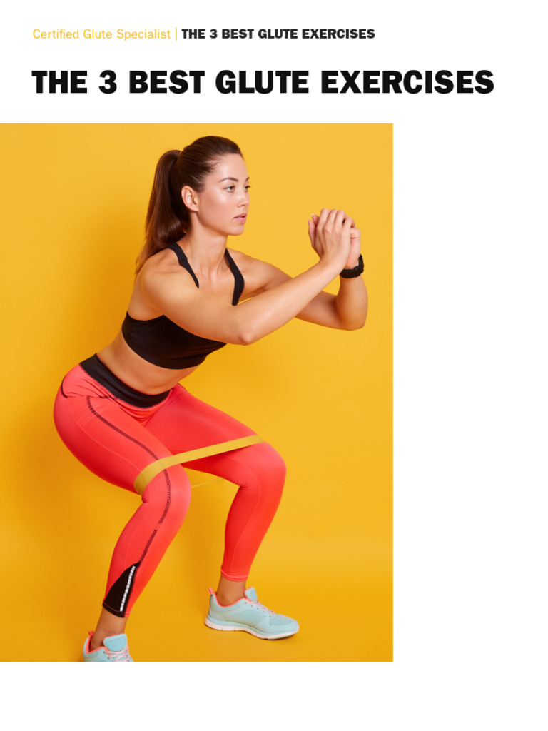 Top 3 Glute Exercises Guide | PDF