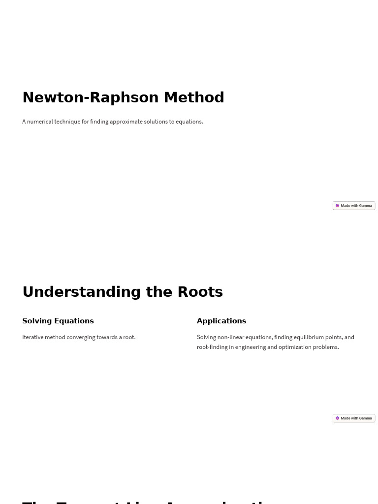 Newton Raphson Method | PDF | Theoretical Computer Science | Computational Science