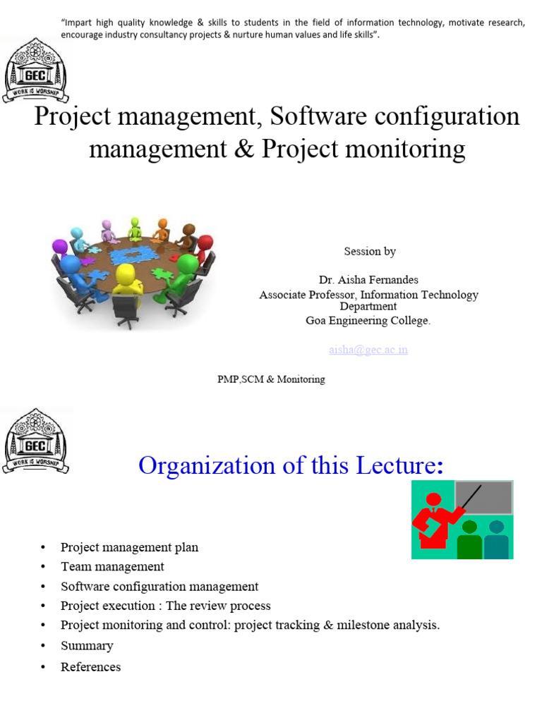 Lecture 16 Project Configuration Management Pdf Version Control Computing