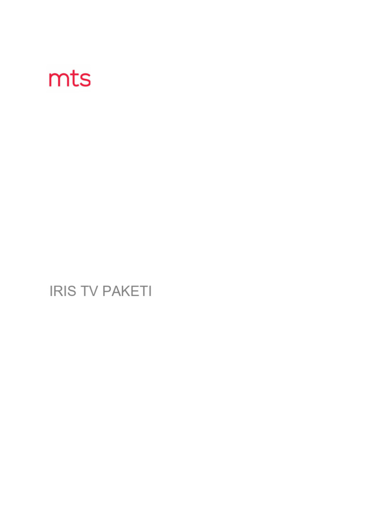 Iris TV Paketi | PDF