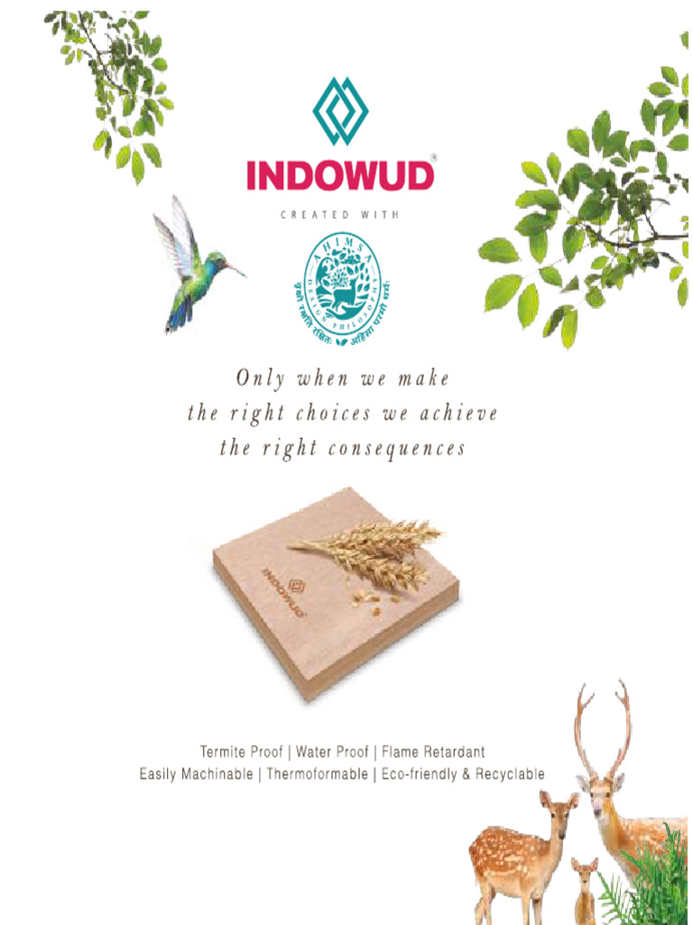 Indowud English Brochure | PDF | Adhesive | Materials