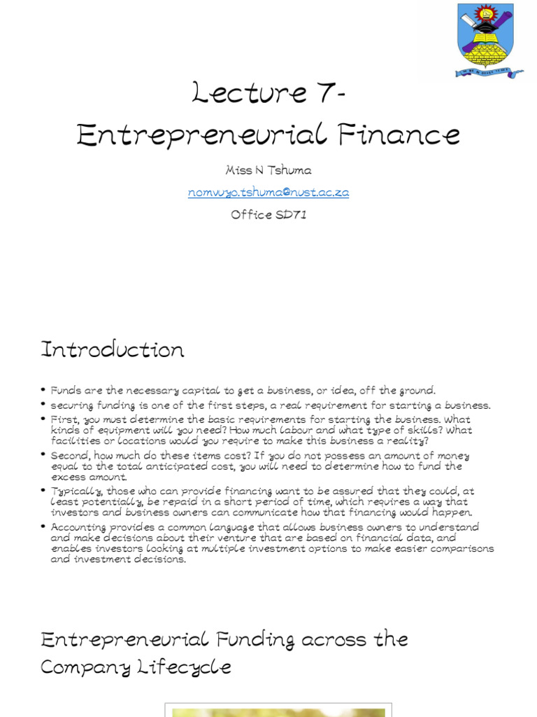 Entrepreneurial Finance Essentials | PDF | Put Option | Option (Finance)