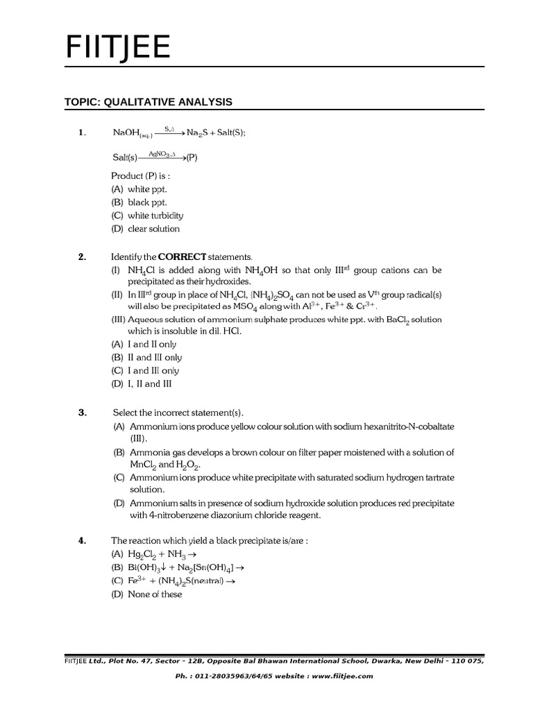 Qualitative Analysis | PDF
