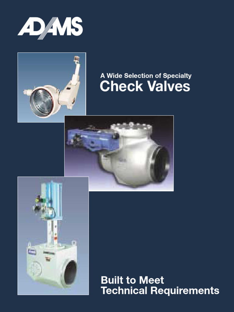 Advanced Check Valves for Engineers | PDF | Valve | Pump