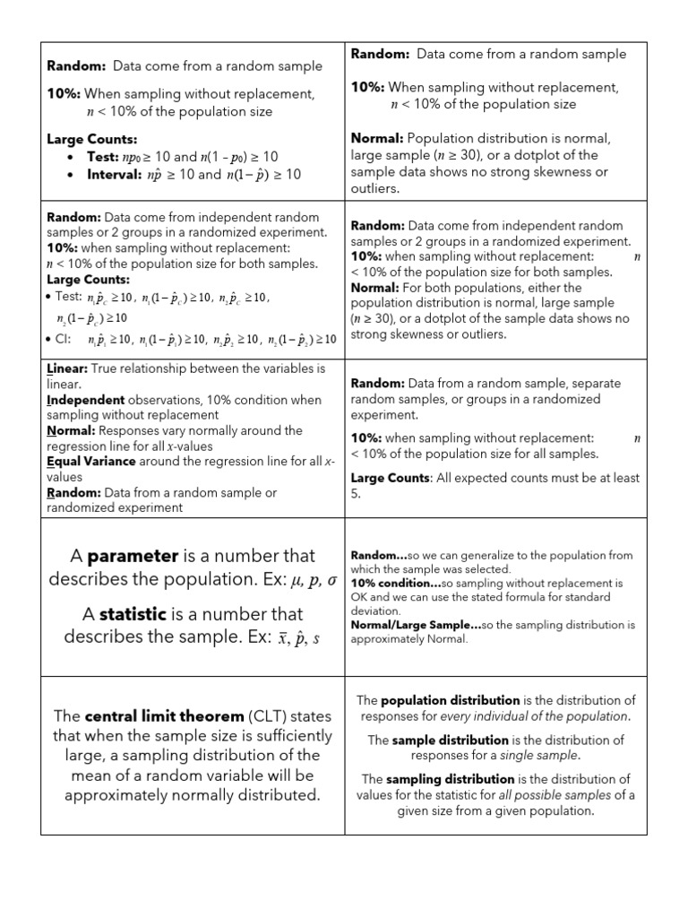 14-Official Stats Medic AP Exam Flash Cards 6 | PDF | Statistics ...