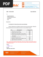 Construction Inspection Quotation | PDF | Cheque | Financial Services