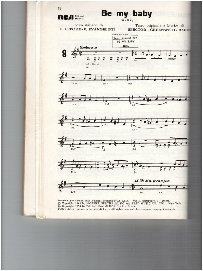Be My Baby | PDF