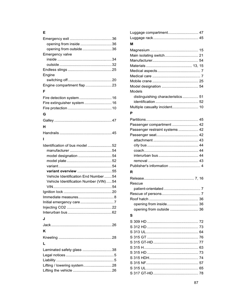SETRA Resque Guide_Cut_split_88 | PDF | Vehicles | Motor Vehicle