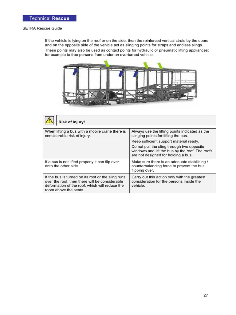SETRA Resque Guide - Cut - Split - 28 | PDF