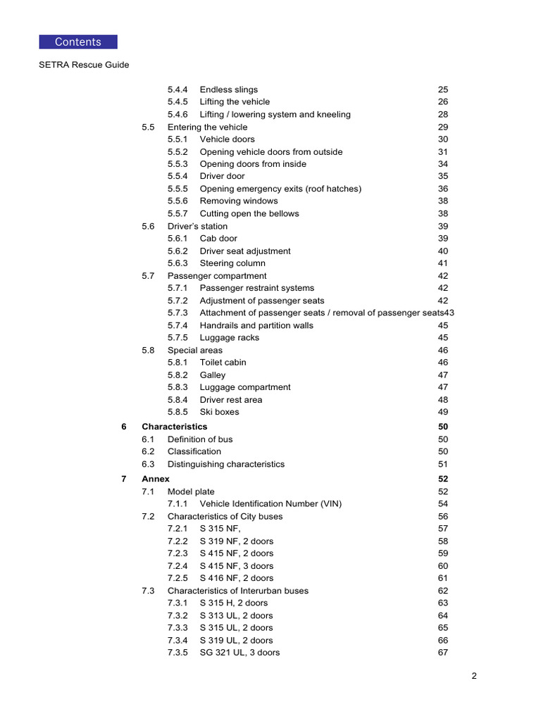 SETRA Resque Guide - Cut - Split - 3 | PDF | Motor Vehicle | Vehicles