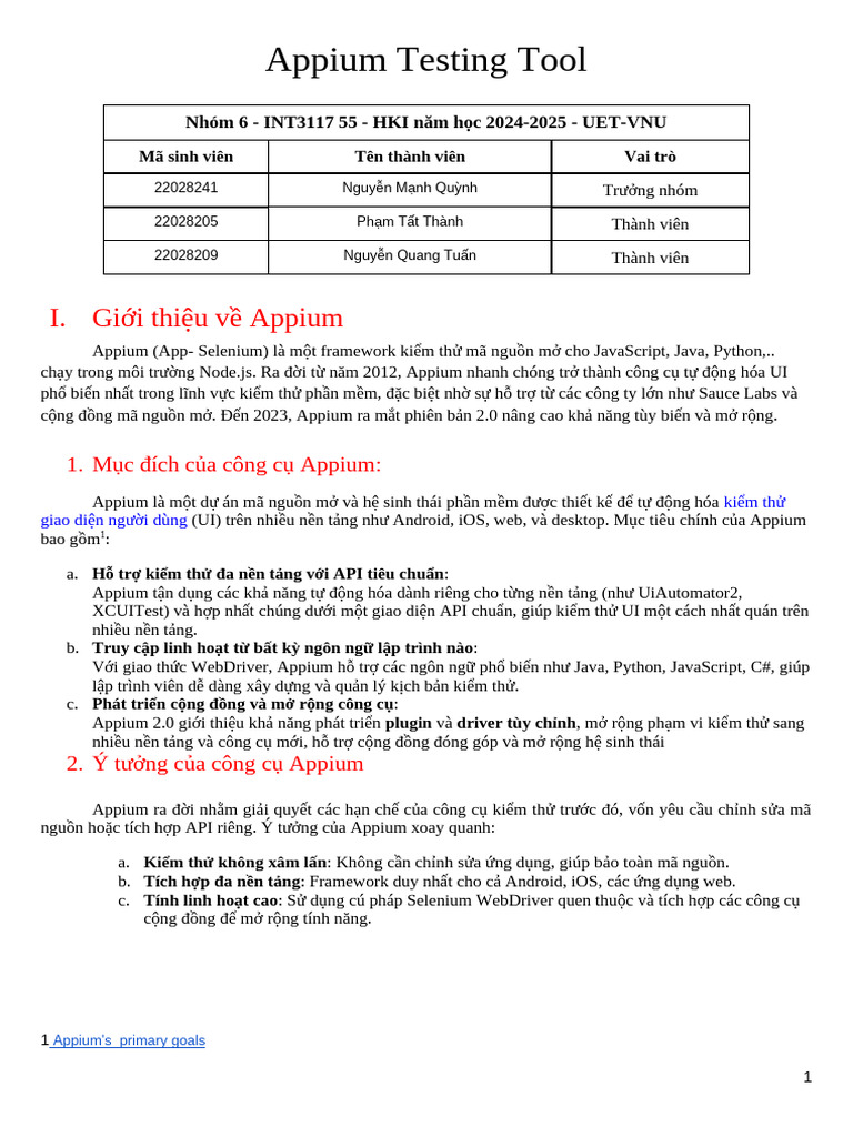 Tài liệu Appium | PDF