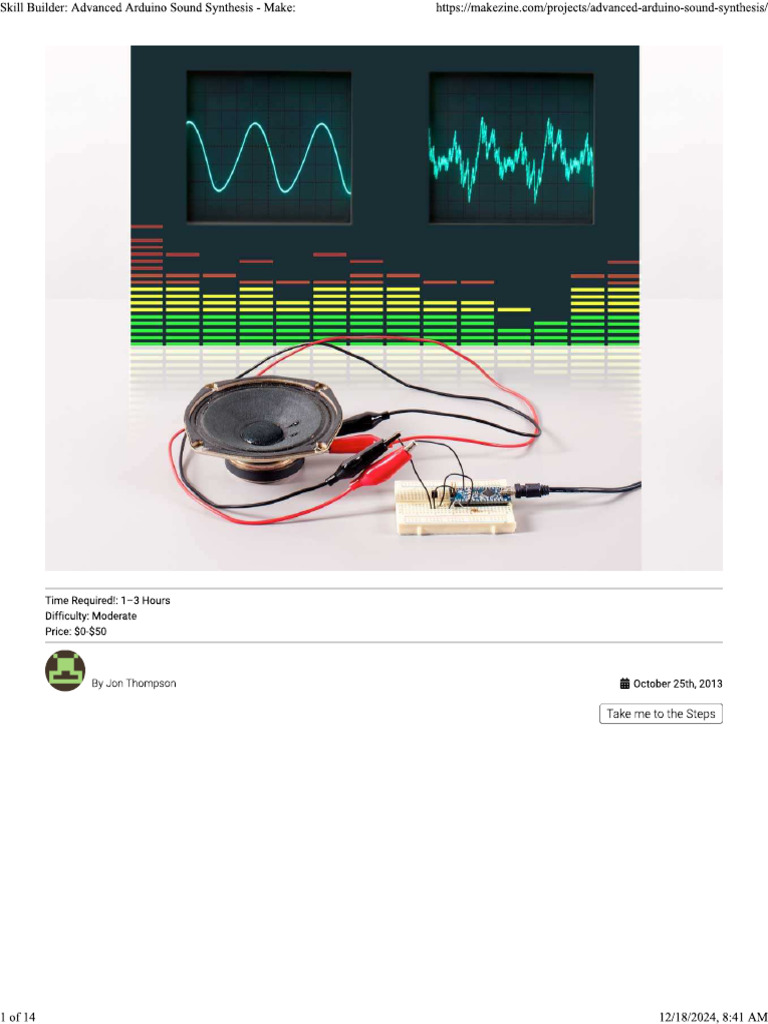Extracted pages from Skill Builder_ Advanced Arduino Sound Synthesis - Make_1 | PDF