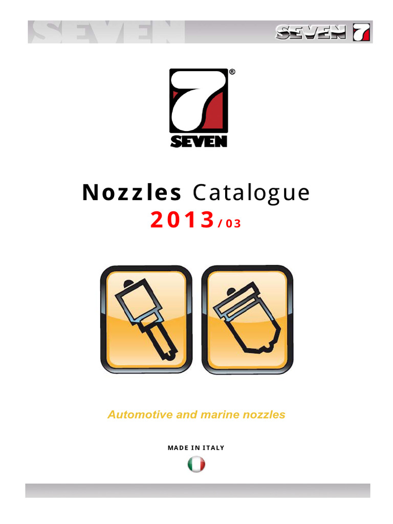 Seven Diesel Injector Nozzles Catalog | PDF | Internal Combustion ...