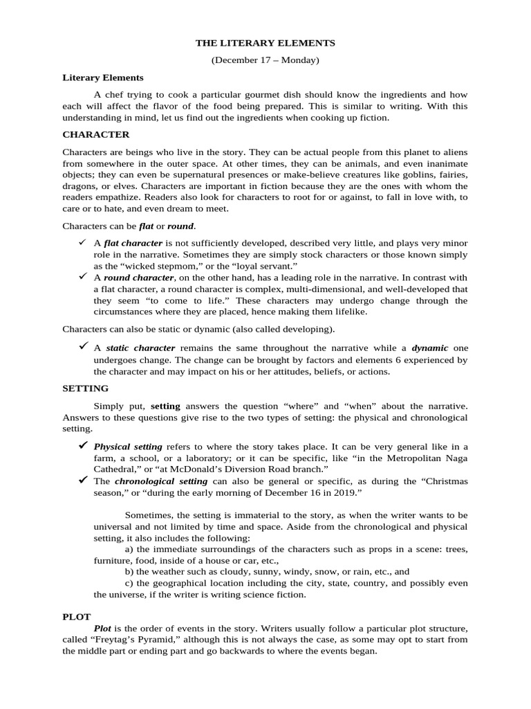 Key Literary Elements Explained | PDF | Poetry | Rhyme