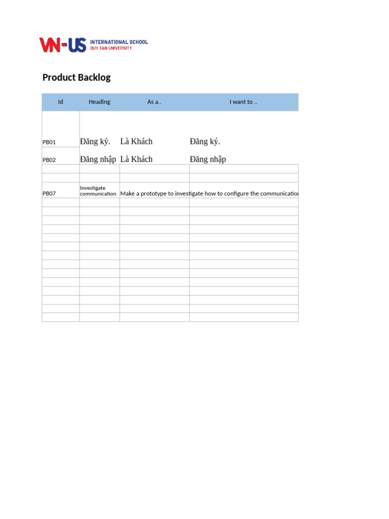 ProductBacklog and User Story New Template JSA 211030 3 | PDF ...