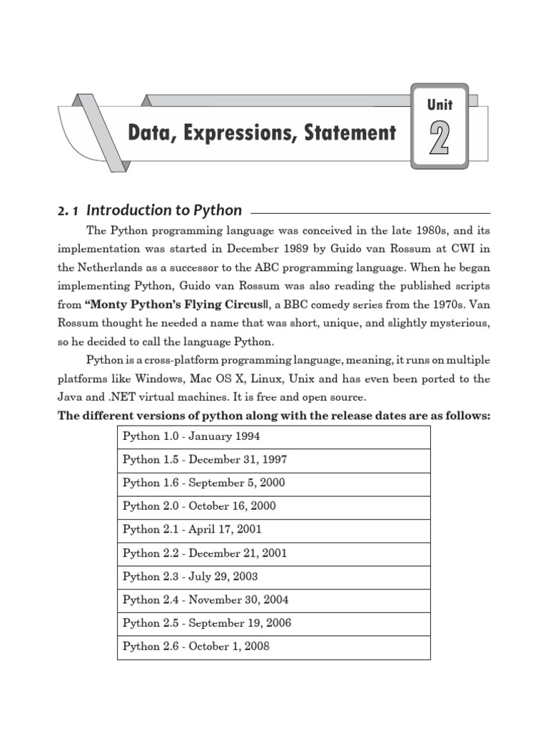 Py Unit - 2 | PDF | Parameter (Computer Programming) | Boolean Data Type Py Unit - 2 | PDF | Parameter (Computer Programming) | Boolean Data Type