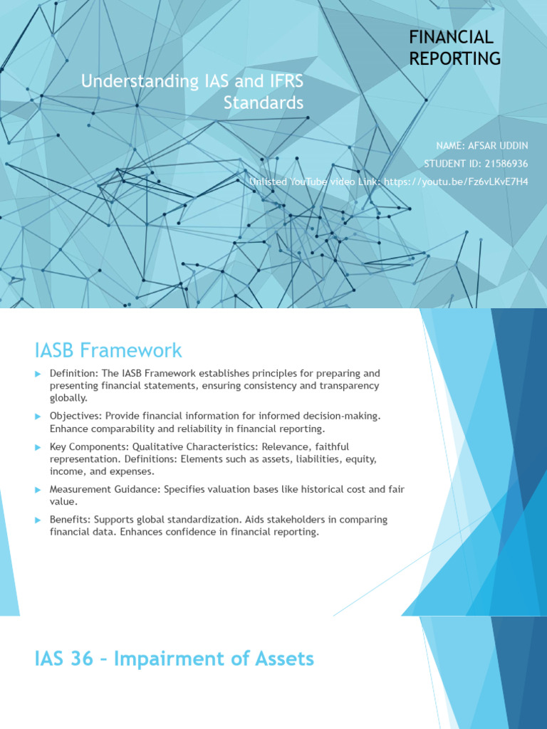 Financial Reporting Afsal Project | PDF | Financial Statement | Fair Value