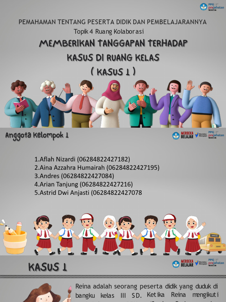 Topik 4 Ruang Kolaborasi Kasus 1 PPDP Kelompok 1 (1) | PDF