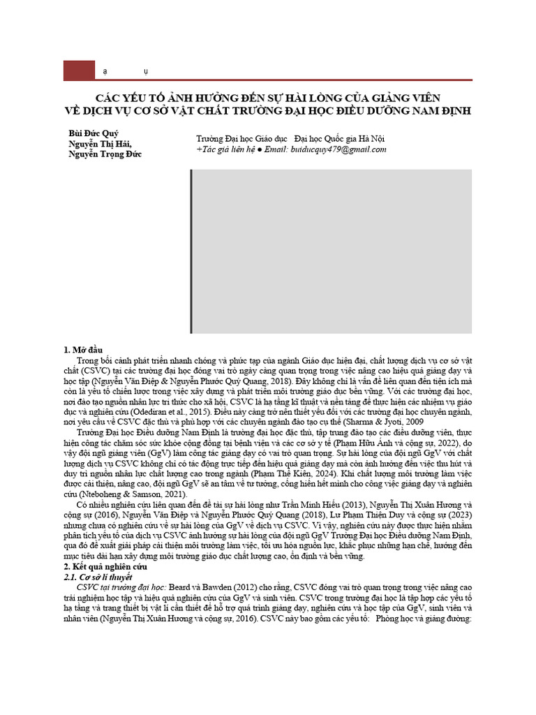 CC Yu T NH HNG N S Hi LNG Ca Ging Vin V DCH V C S VT CHT TRNG I HC Iu DNG Nam NH | PDF