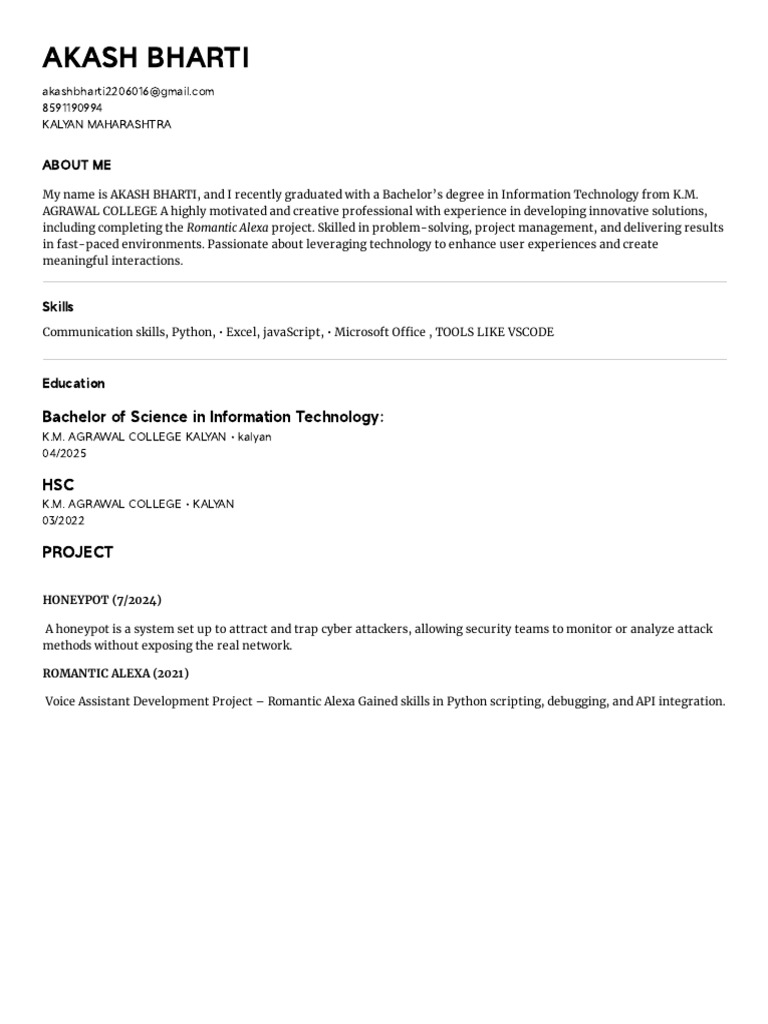 My Resume (2) | PDF
