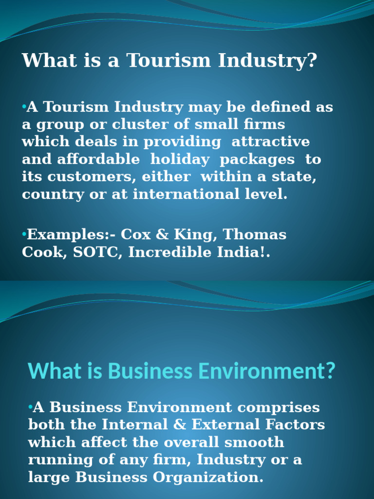 Understanding Tourism Industry Dynamics | PDF | Tourism | Swot Analysis