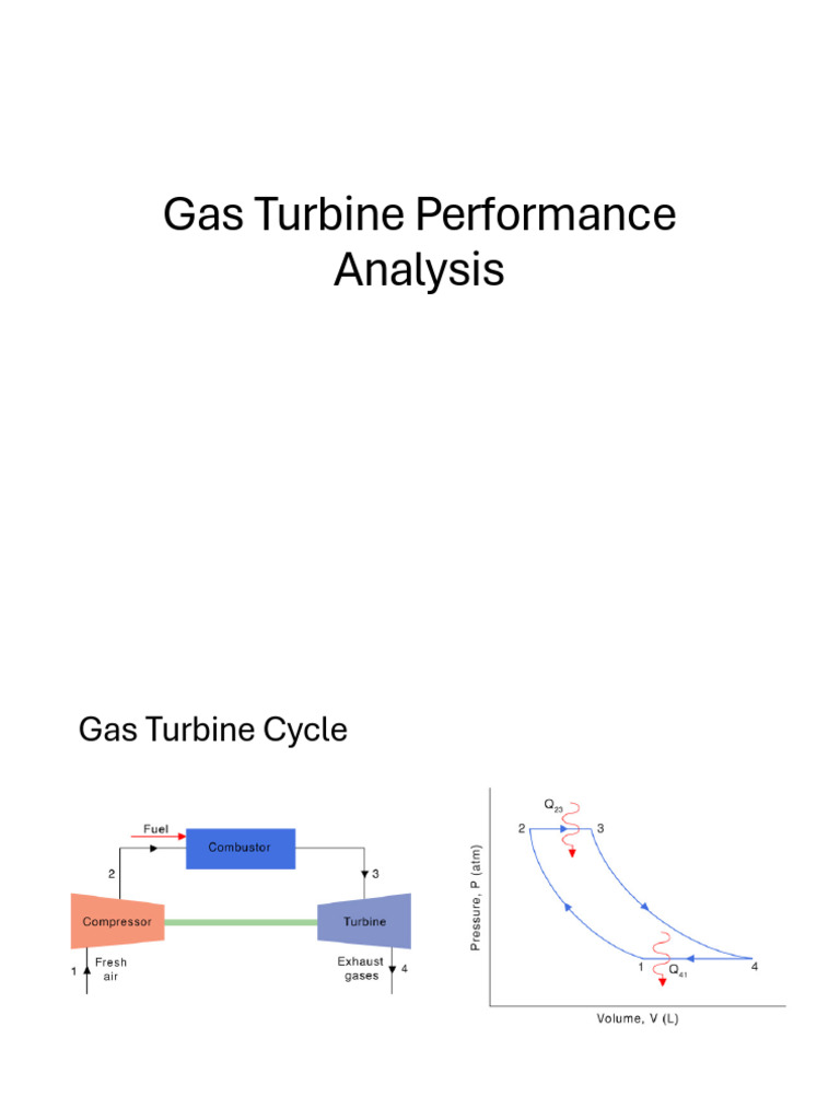 Gas Turbine Performance Analysis | PDF | Gas Turbine | Power Station