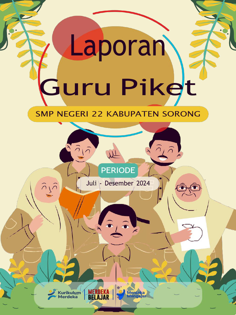 Laporan Guru Piket Periode Jul-Des 2024_SMK N 5 BPP | PDF