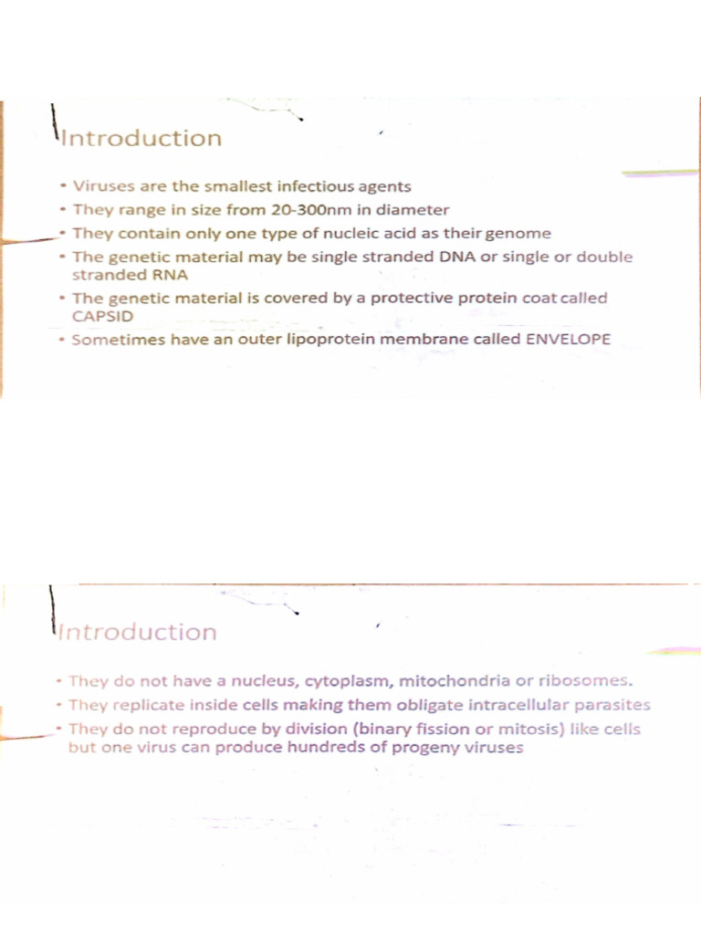 Viruses Morphology, Life Cycle and Class | PDF