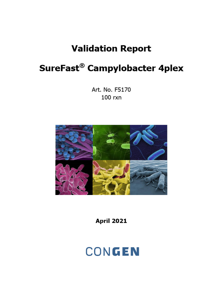 F5170 - Validation Report - Campylobacter 4plex - April 2021 | PDF ...