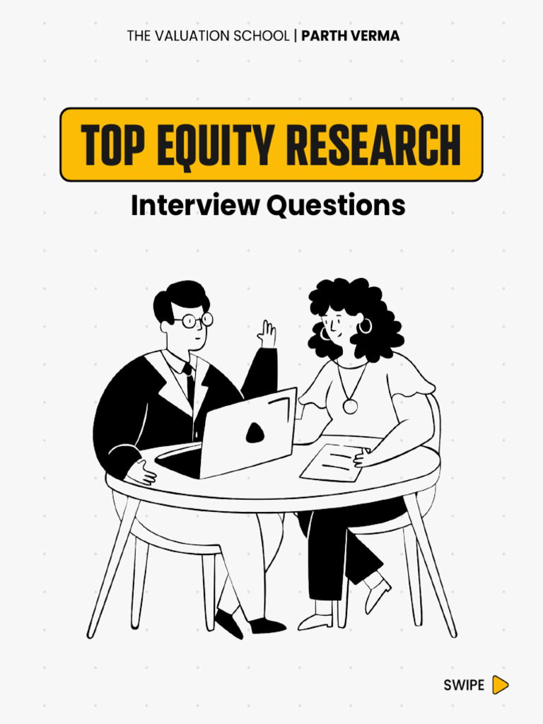 Equity Research Interview Questions! | PDF | Discounted Cash Flow ...