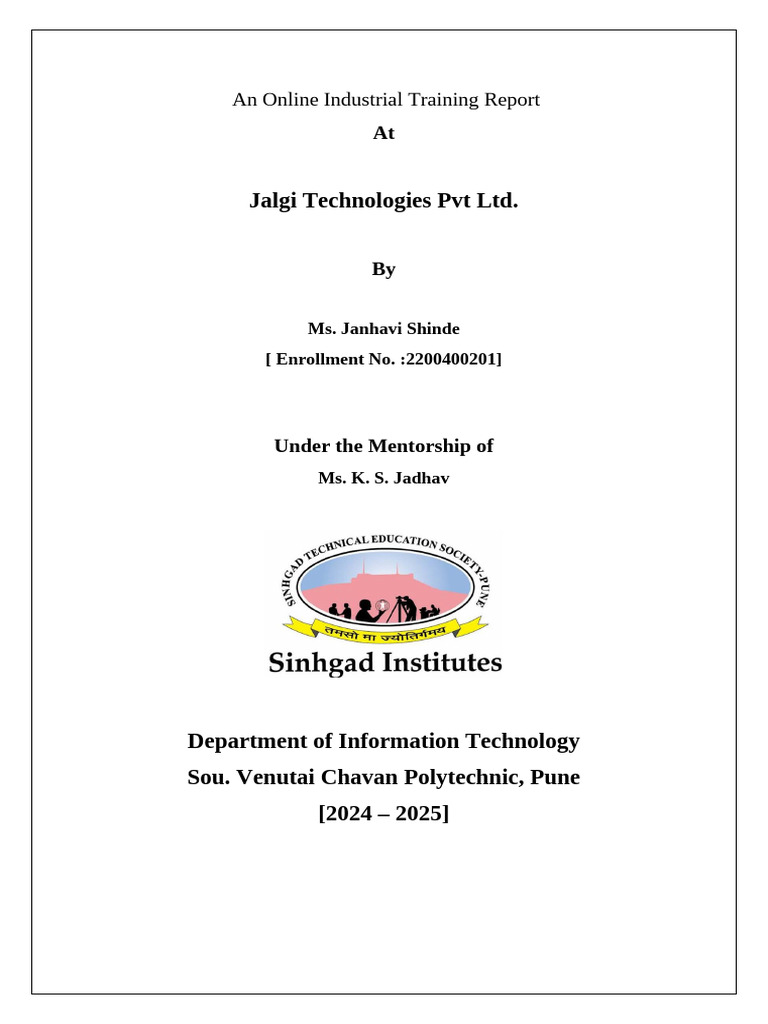 ITR Final | PDF | Android (Operating System) | Digital Marketing