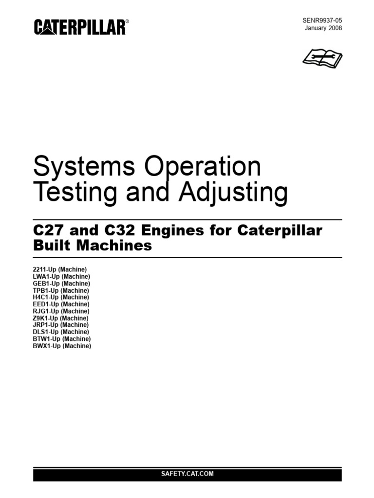 c27-c32_sys Ops & t&A | PDF | Internal Combustion Engine | Turbocharger
