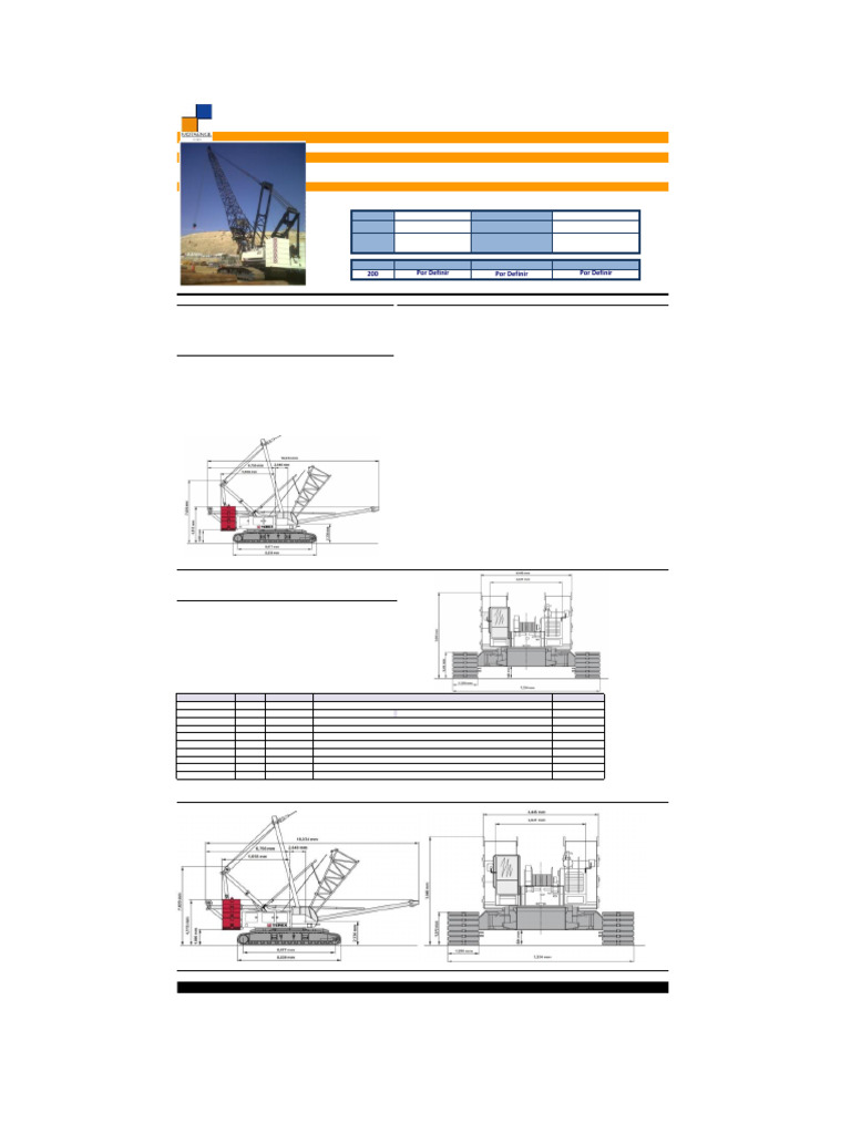 PE370 - 0004 Terex HC 230 - Ficha Tecnica | PDF