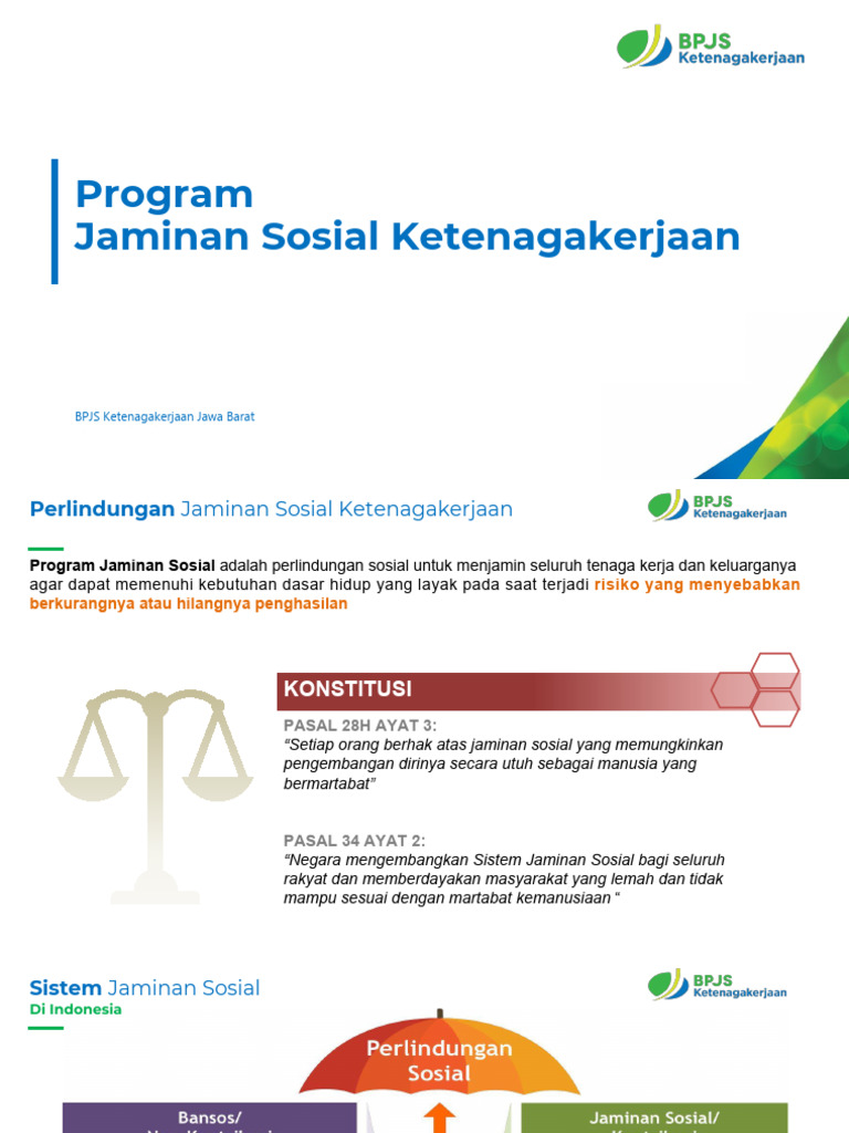 Materi BPJS TK 2 | PDF