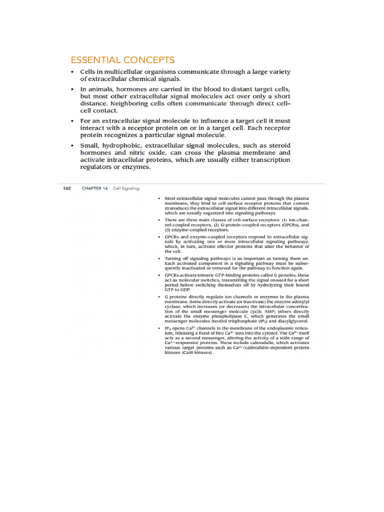 Question Essential Cell Biology | PDF