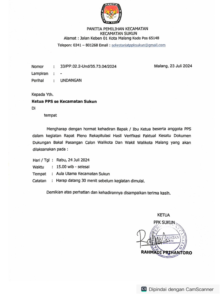 Undangan Pps | PDF