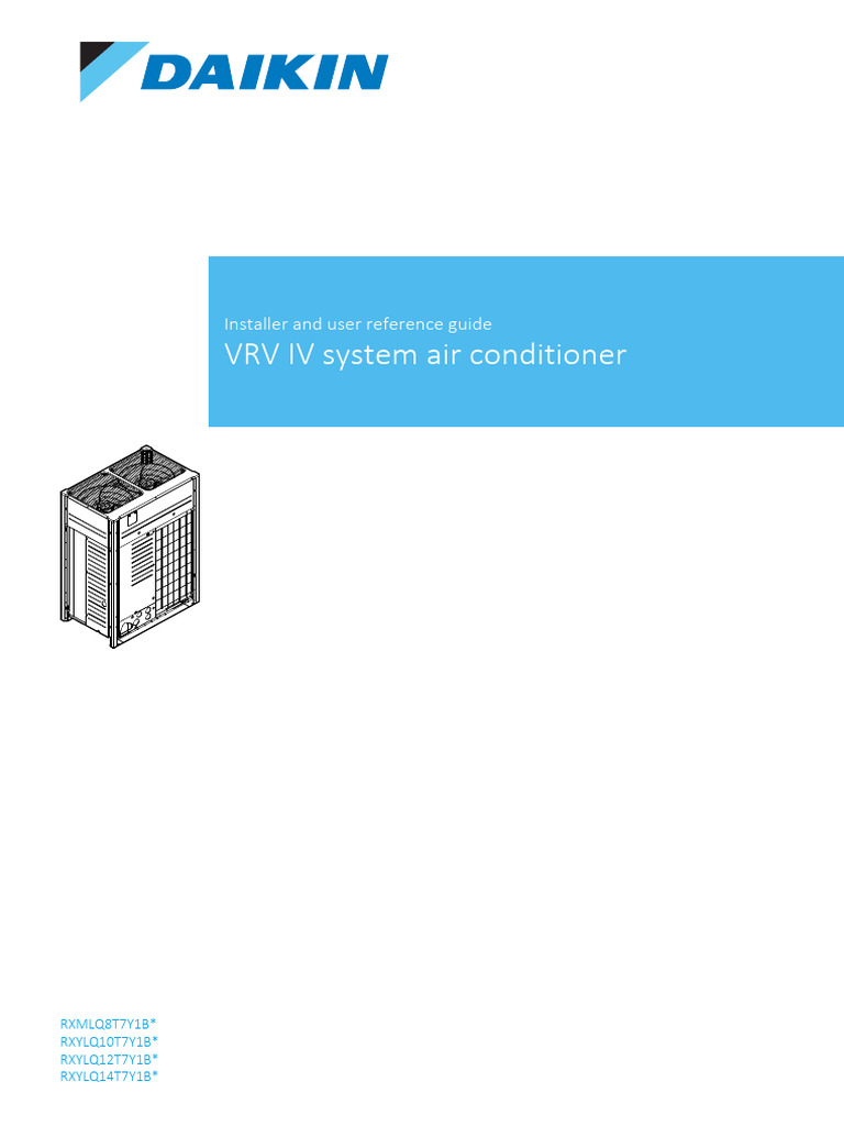 VRV IV | PDF | Electrical Wiring | Air Conditioning