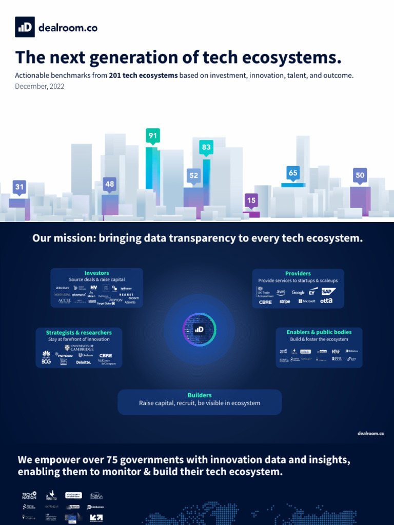 The Next Generation of Tech Ecosystems Dealroom | PDF | Cost Of Living ...