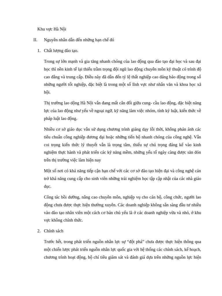 Khu Vuc Ha Noi KTVM | PDF