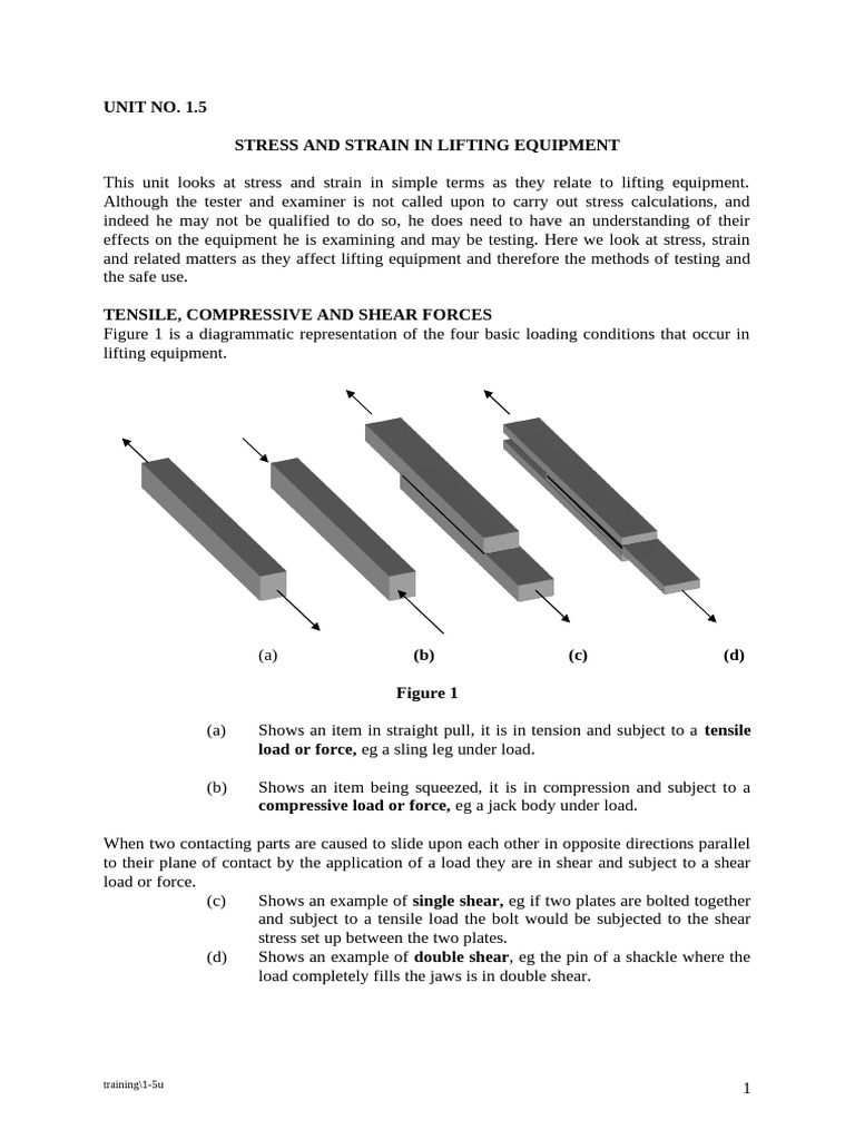 1-5u | PDF | Deformation (Engineering) | Yield (Engineering)