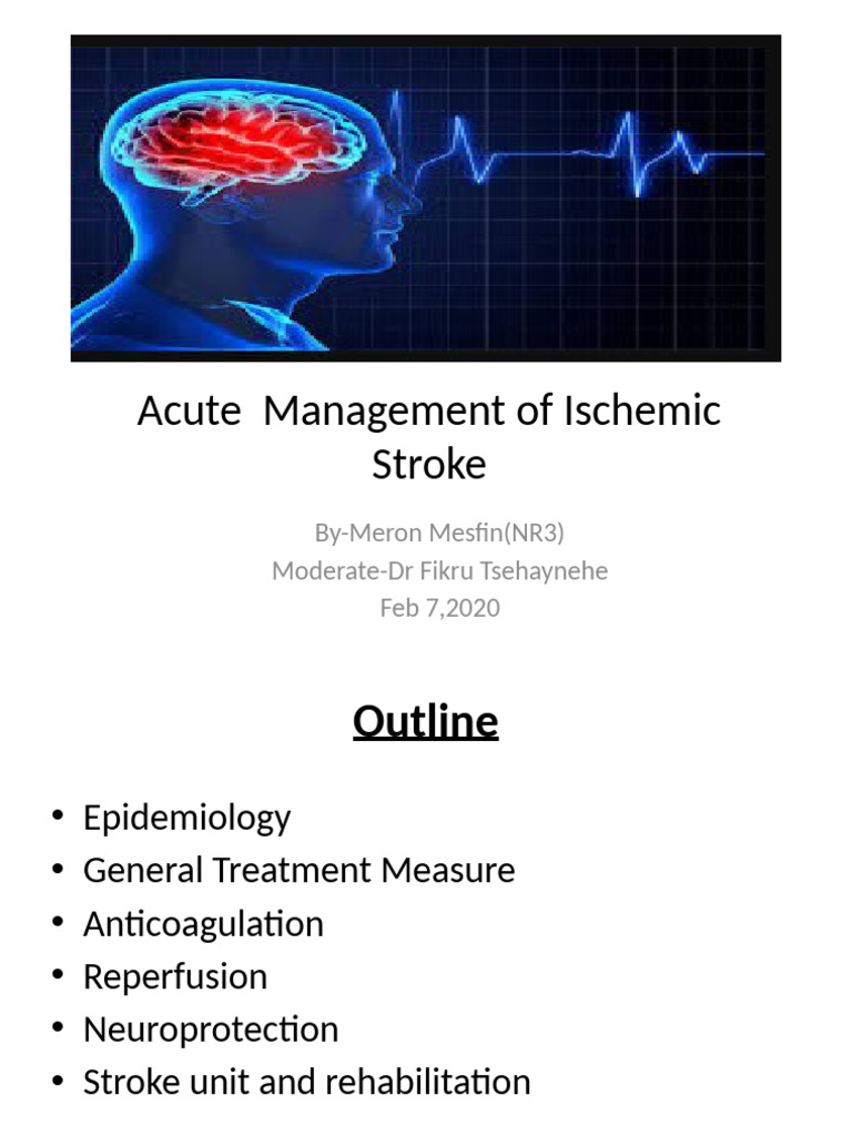 Acute Management of Ischemic Stroke | PDF | Stroke | Ischemia