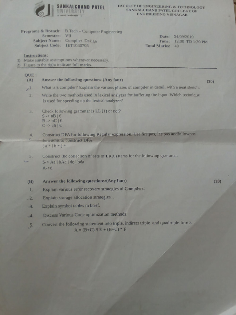 mid paper | PDF | User Interface | Computer Programming