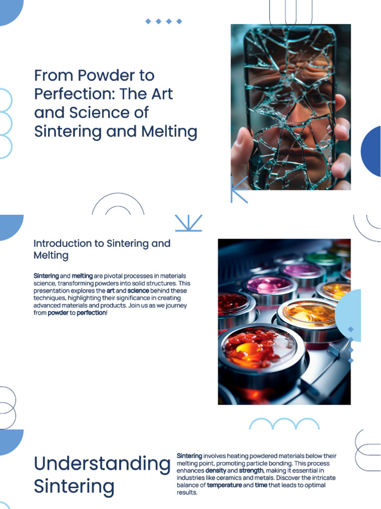 Sintering and Melting | PDF