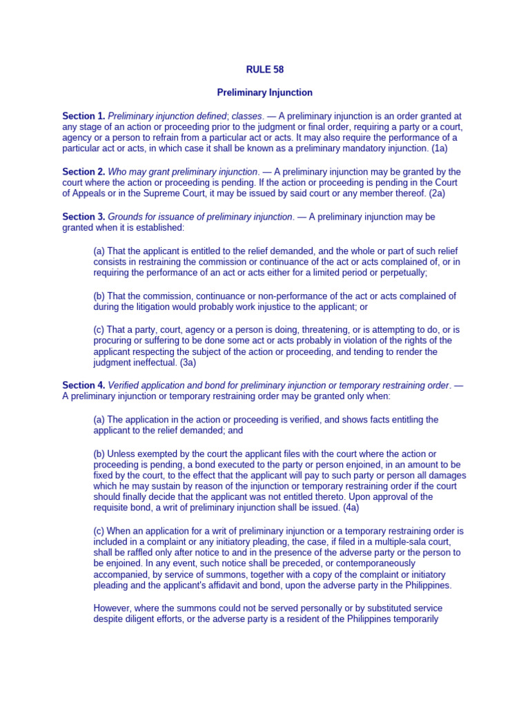 FINAL COVERAGE CIVPRO | PDF | Injunction | Lawsuit