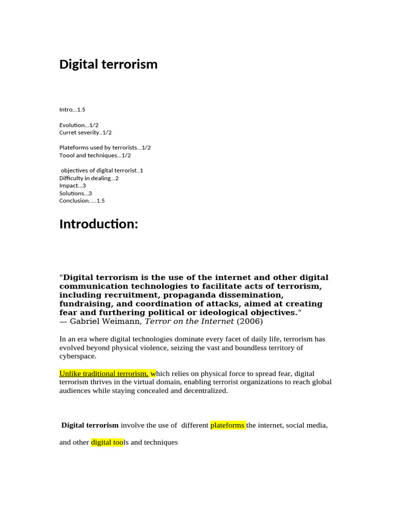 Digital Terrorism Pdf Computer Security Security