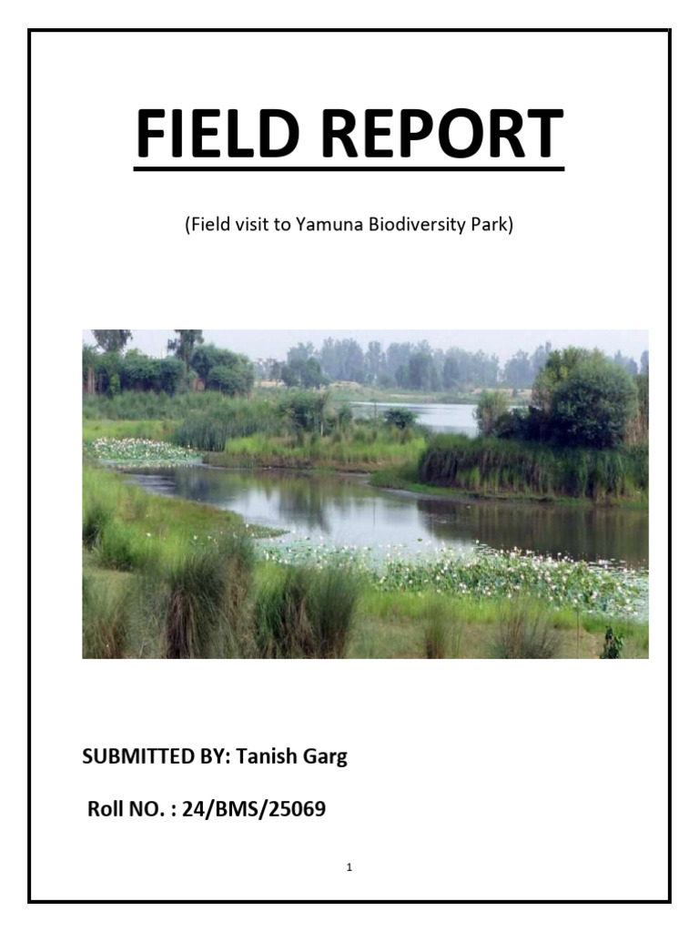 Field Report: Yamuna Biodiversity Park | PDF | Wetland | Biodiversity