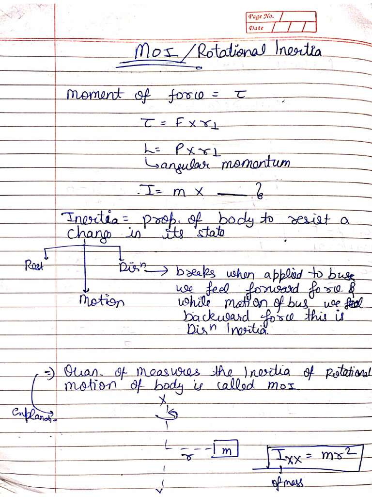 Moment of Inertia and Theorems | PDF